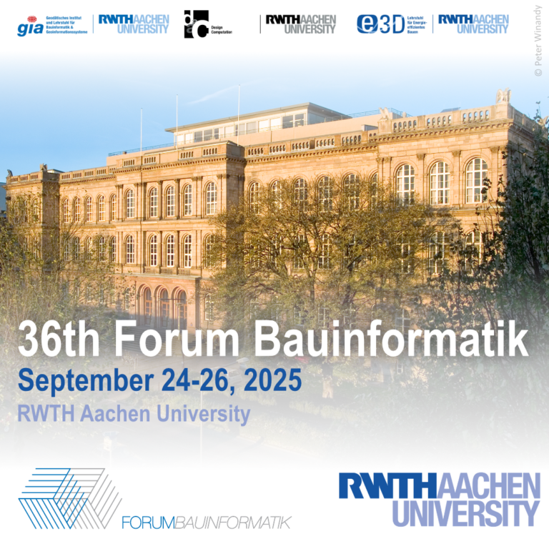 Register now for the 36th Forum Bauinformatik 2025 ! – Design Computation